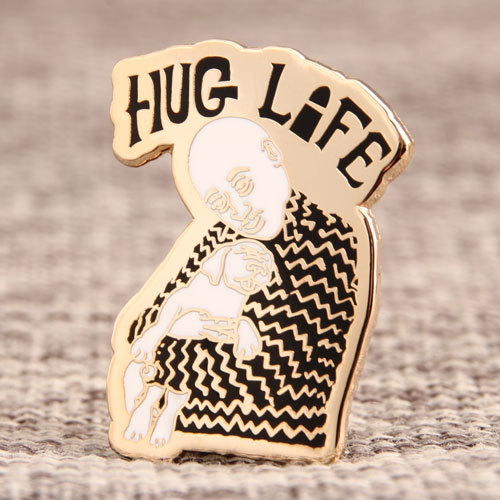 Custom Hug Life Enamel Pins | Custom Hard Enamel Pins - 40% off