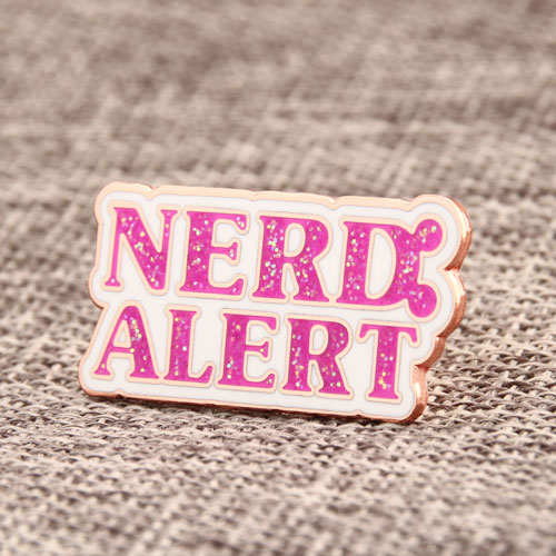 Nerd Alert Enamel Pins | Hard Enamel Pins - 40% off