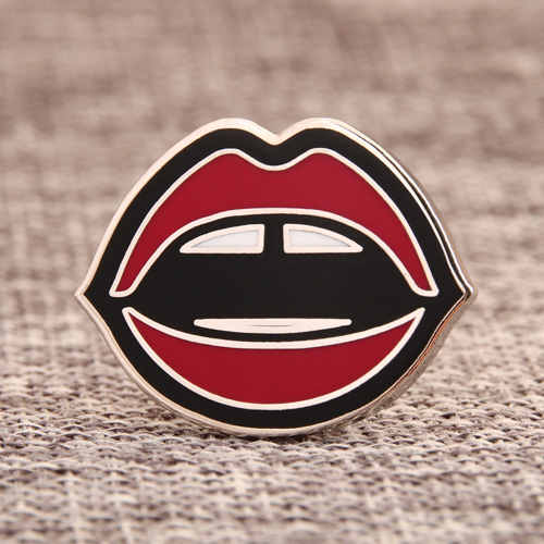 Custom Lip Enamel Pins | Hard Enamel Pins - 40% off
