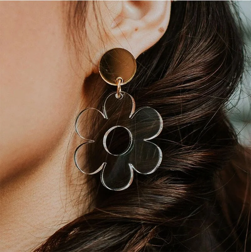 Custom Acrylic Earrings Online - Free Artwork & Shipping