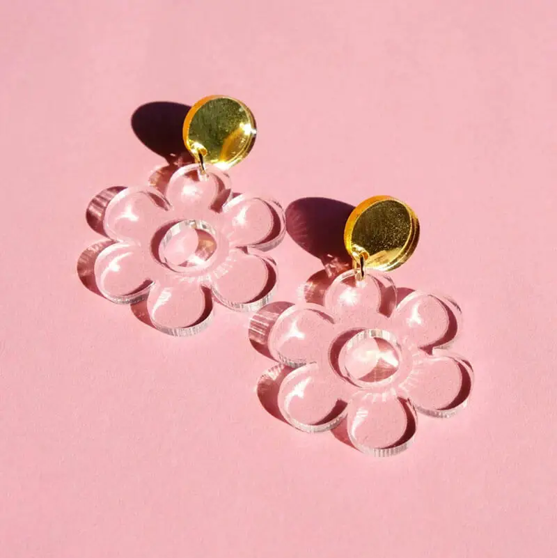 Custom Acrylic Earrings Online - Free Artwork & Shipping