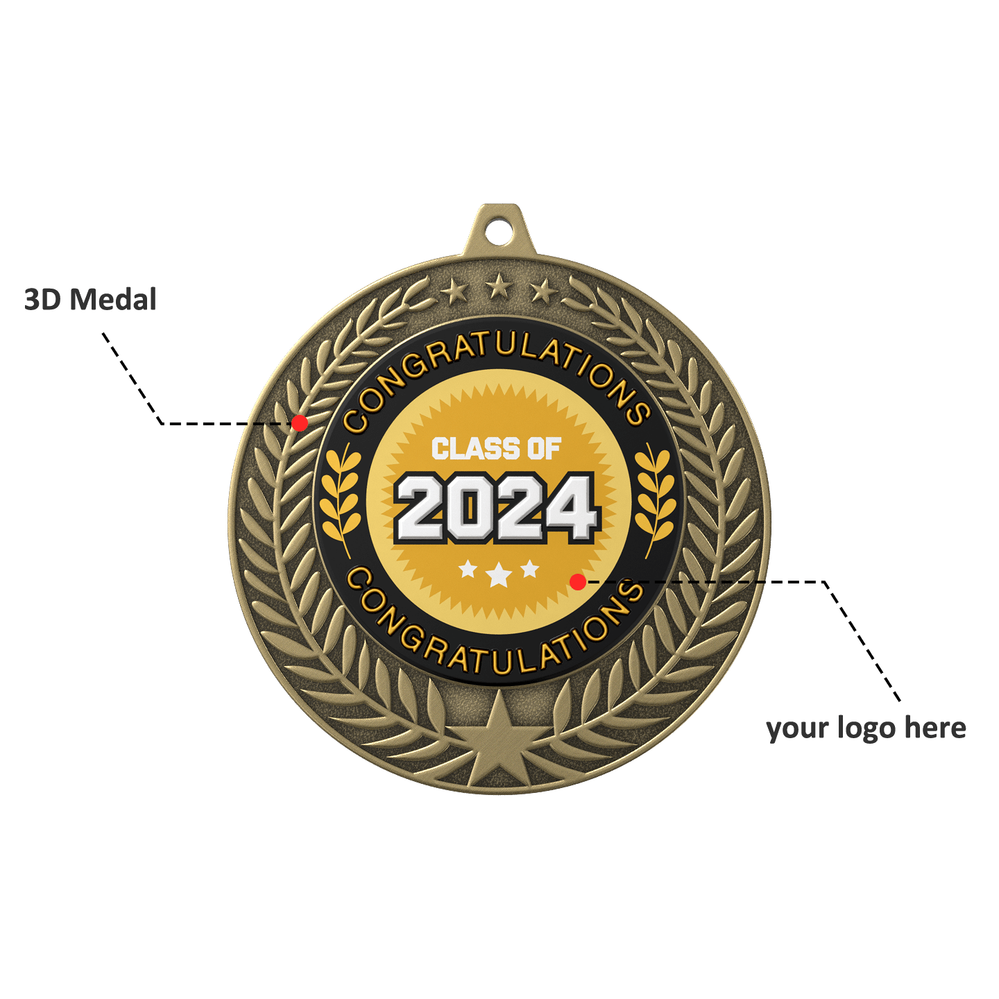 Branches & Stars Universal Medal - 24 Hour Rush Production