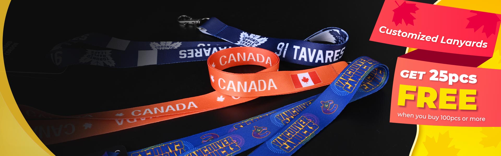 Custom Lanyards Canada | 30% OFF, No Minimum | Quick Ship