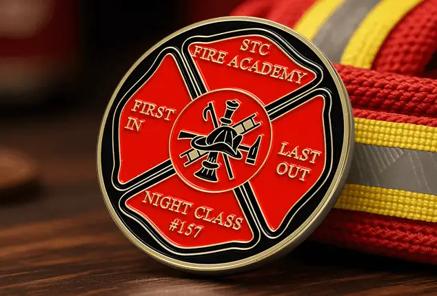Firefighter Challenge Coins - No MOQ & Free Design | GS-JJ