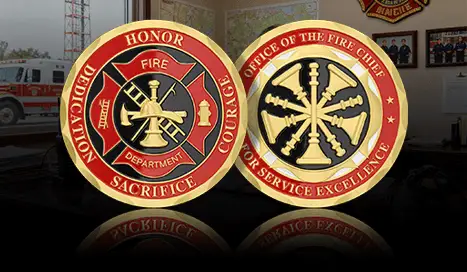 Firefighter Challenge Coins - No MOQ & Free Design | GS-JJ