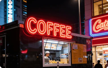 Outdoor Neon Signs – Waterproof, UV-Resistant & Super Bright