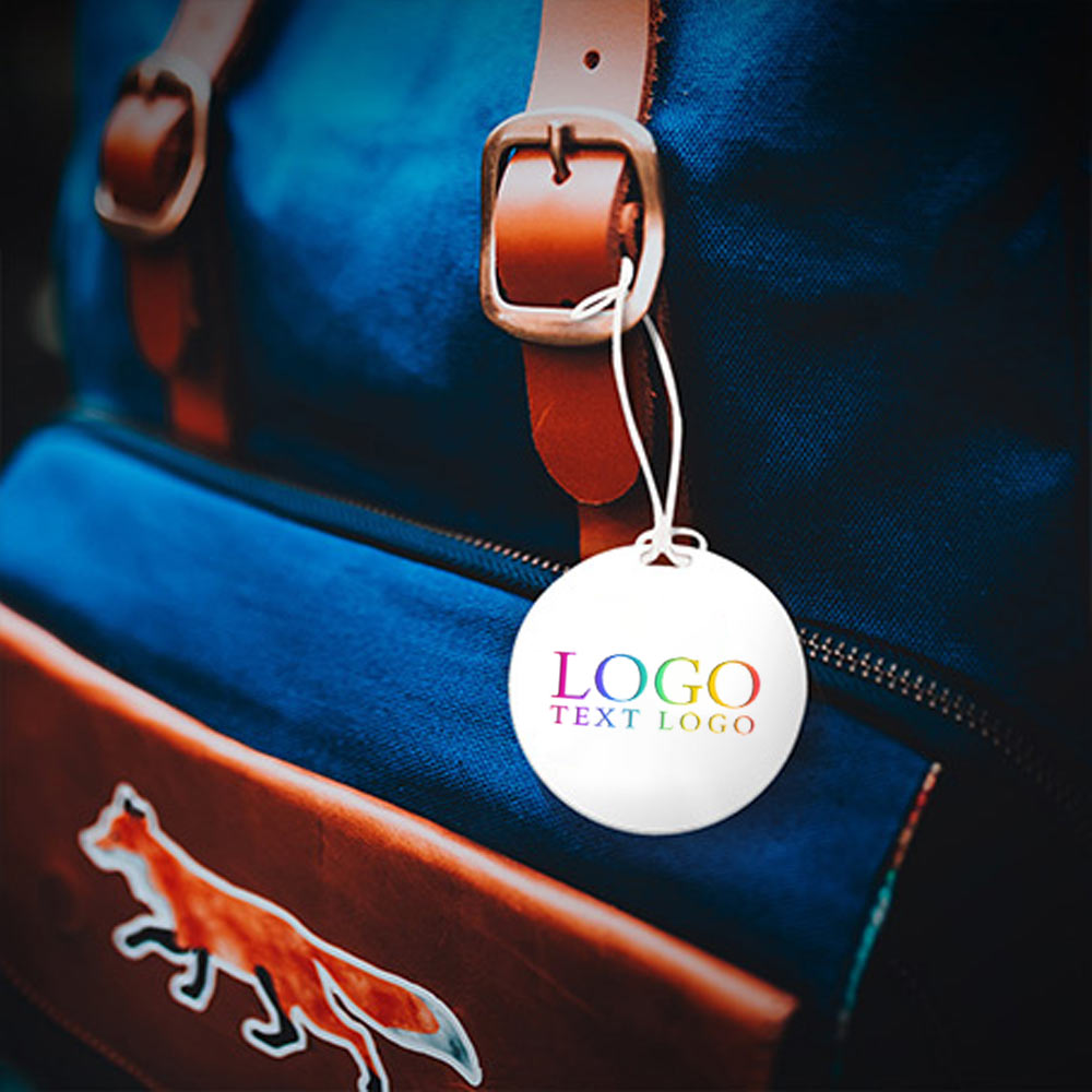 Custom Full Color Plastic Luggage Tags With Strap