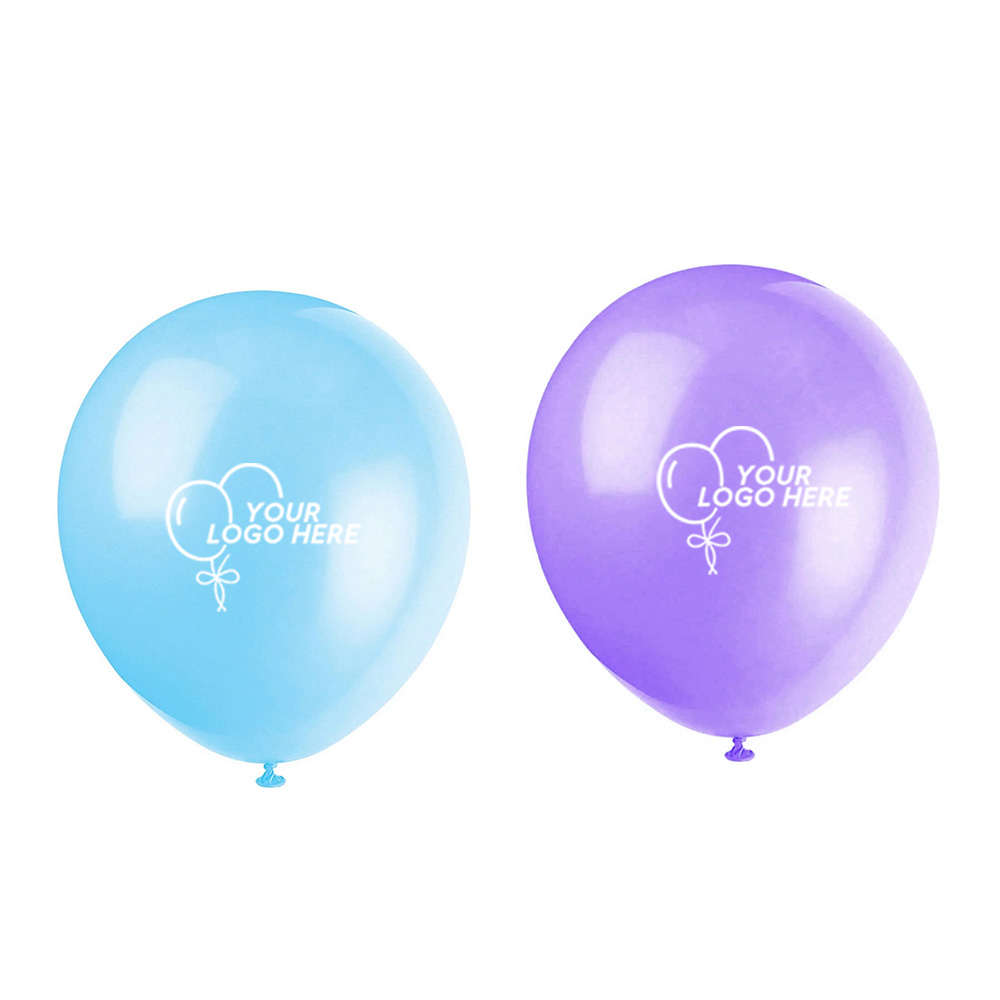 Customizable Balloons - 12" Latex Imprinted Helium Balloon