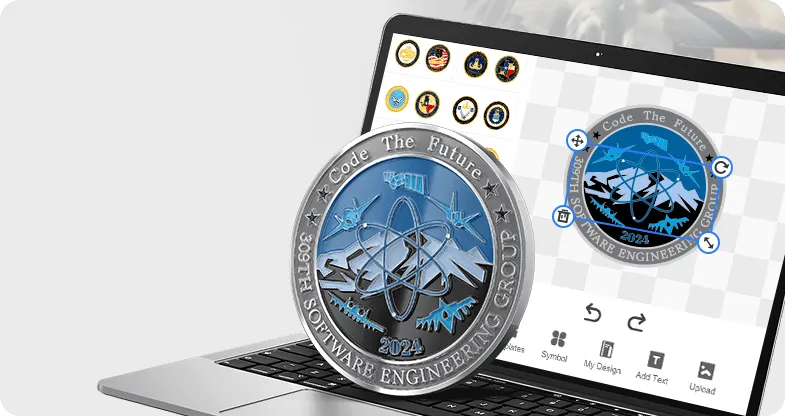Make Your Own Challenge Coins| Free Design Online Tool | EnamelCoins.Com