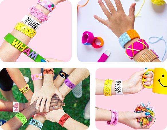 Durable Custom Slap Bracelets fast & cheap | GS-JJ